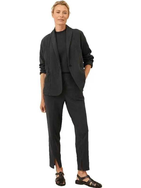PACT Organic Cotton Tapered Leg Pants - Charcoal Heather