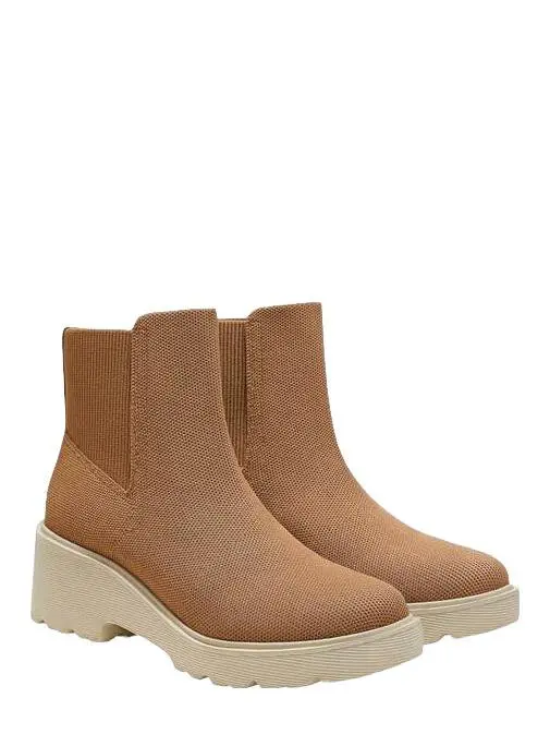 Vivaia Everly Round-toe Chunky Platform Travel Boots - Brown