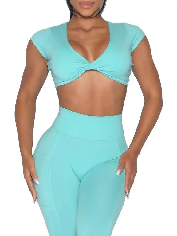 BOMBSHELL SPORTSWEAR Fab Bust Bra - Aquatic Awe