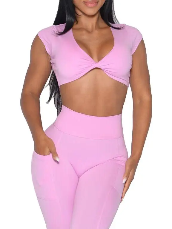 BOMBSHELL SPORTSWEAR Fab Bust Bra - Lilac Chiffon