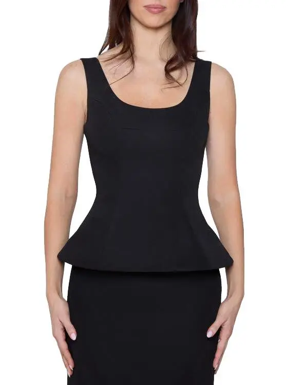 LEAU Calesia Contour Bustier Top - Black