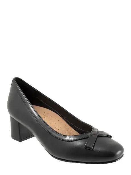 Trotters Devin Leather Pumps - Black