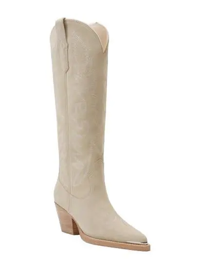 DANTE Western Fashion Leather Boots - Stone