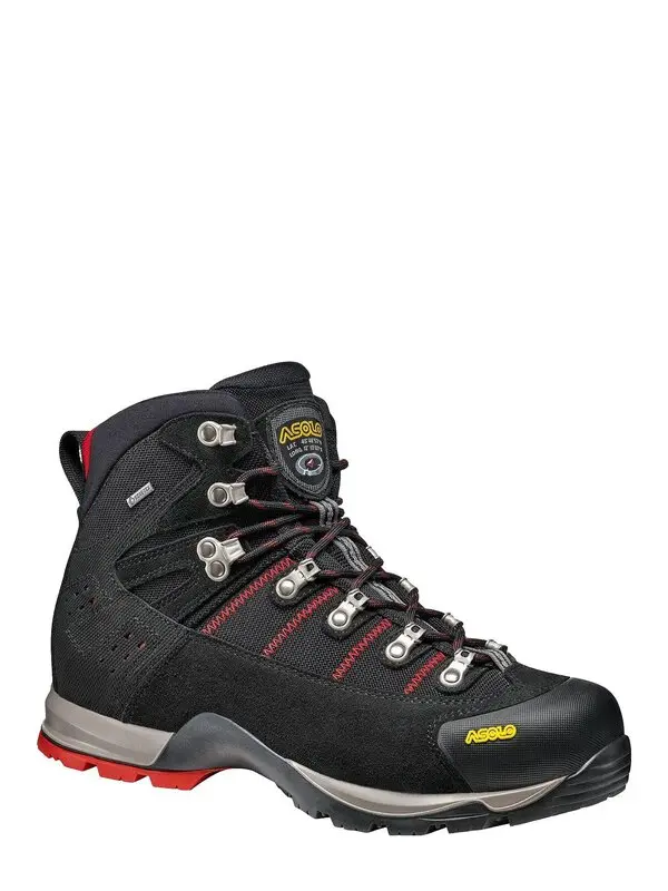 ASOLO Fugitive Gore-tex Hiking Boot - Black/red
