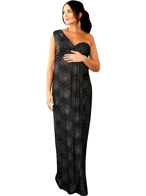 TIFFANY ROSE MATERNITY Galaxy Maternity Gown - Constellation Black