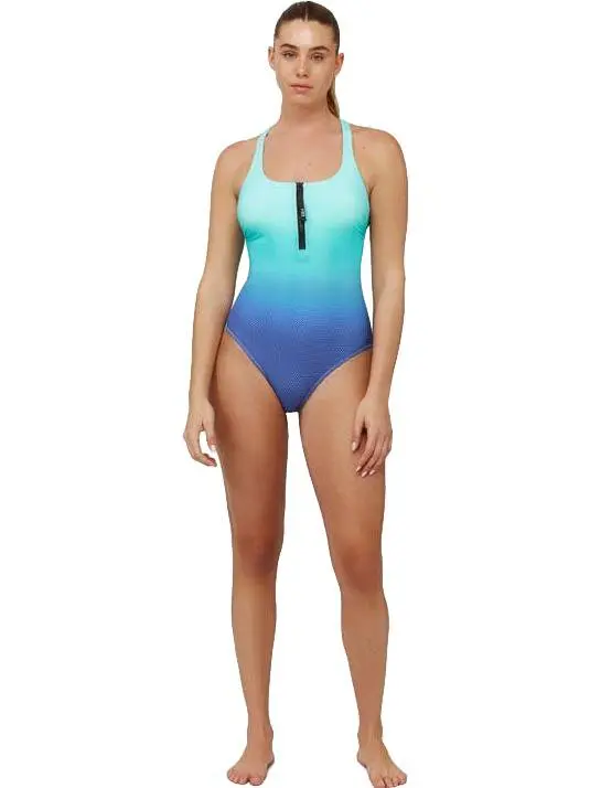 GOTTEX Nixie Scoop Neck One Piece - Multi Green