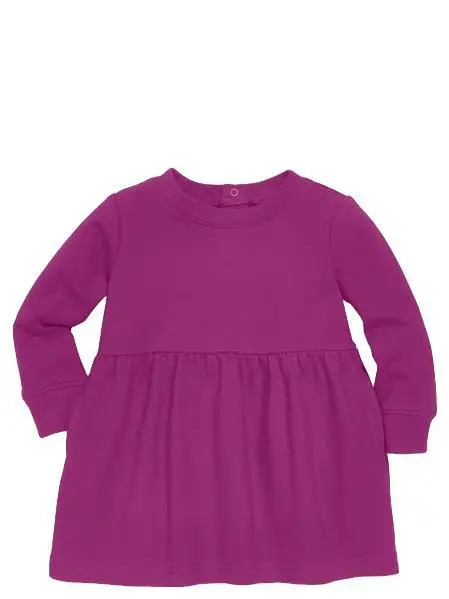 PRIMARY Baby Cozy Pocket Dress - Boysenberry