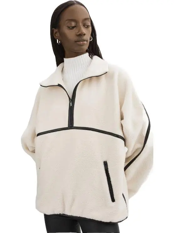 LAMARQUE Helsa Fleece Pullover - Ivory