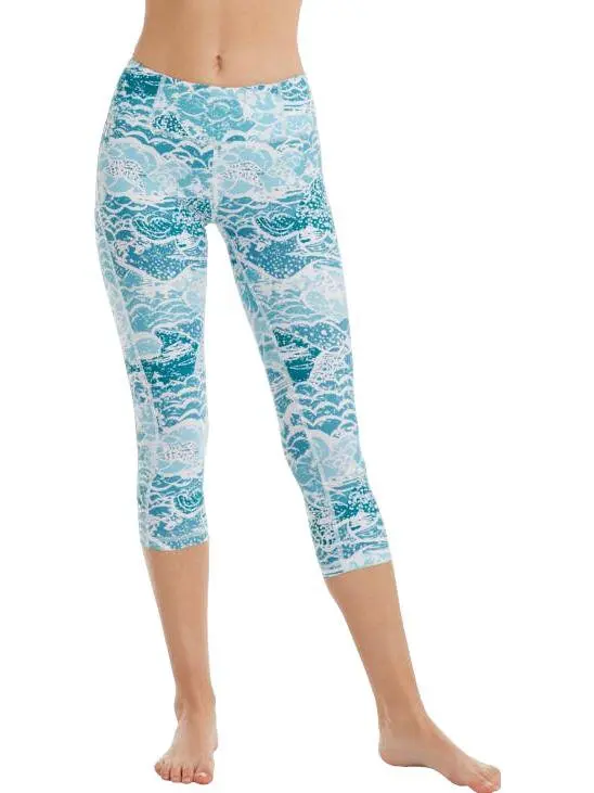 Helen Jon Swim Capri Leggings - Malibu