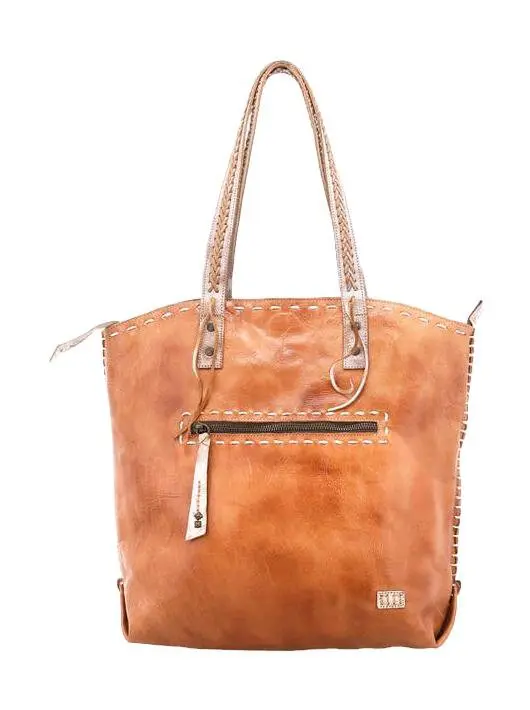Bed Stu Barra Ii Tote Bag - Tan Rustic Nectar Lux