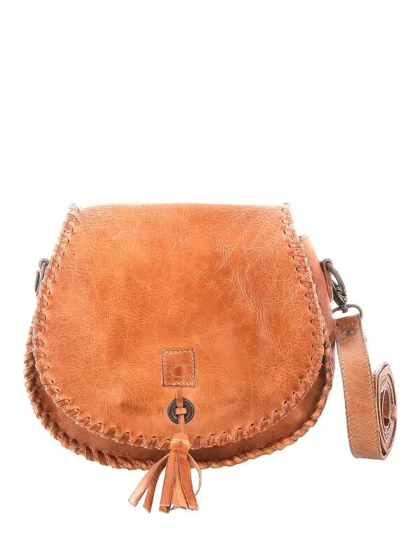 Bed Stu Half Moon Crossbody Bag - Tan Rustic