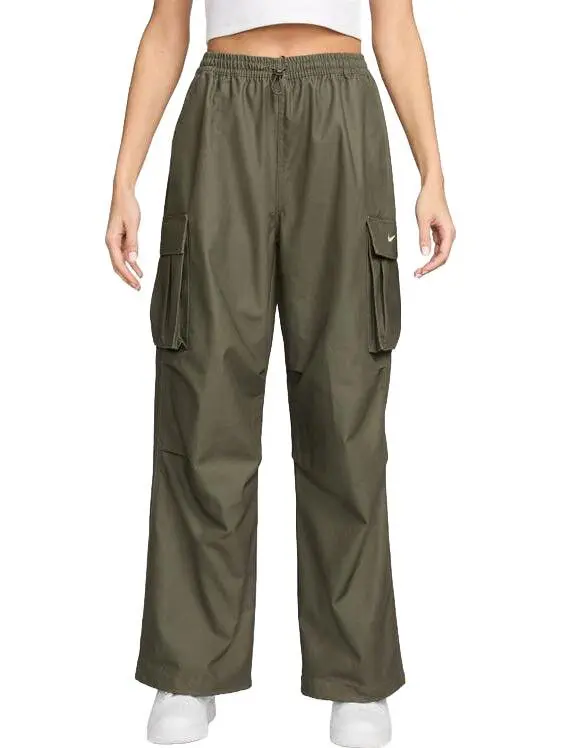 Nike Sportswear Loose Woven Cargo Pants - Medium Olive/sail