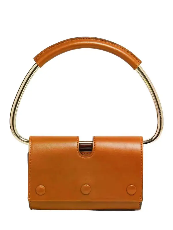 STÉE Mini Neo Top-handle Leather Shoulder Bag - Brown
