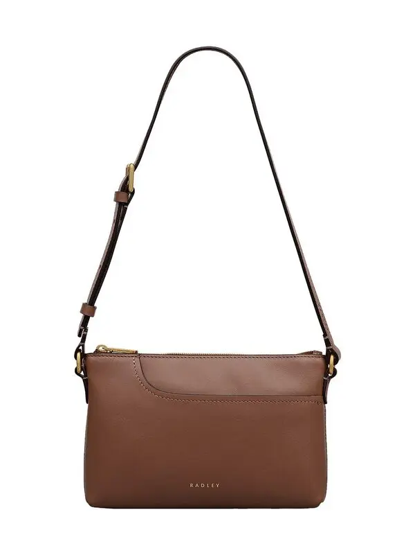 RADLEY Pockets Mini Zip-top Shoulder Bag - Saddle