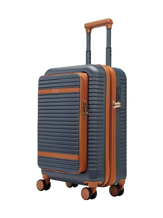 ELLE Escape Expandable Carry-on Suitcase With Laptop Pocket - Navy