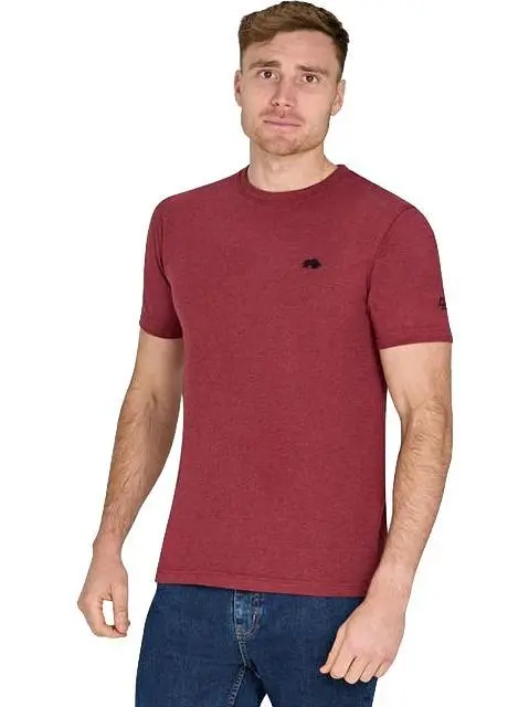 RAGING BULL Mf Field" Graphic Print T-shirt - Claret