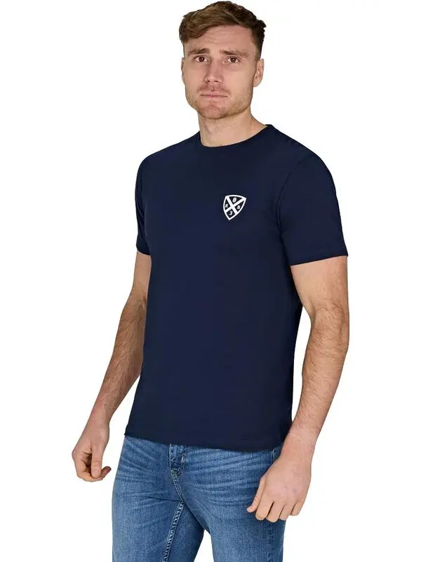 RAGING BULL Rugby Club Back Print T-shirt - Navy