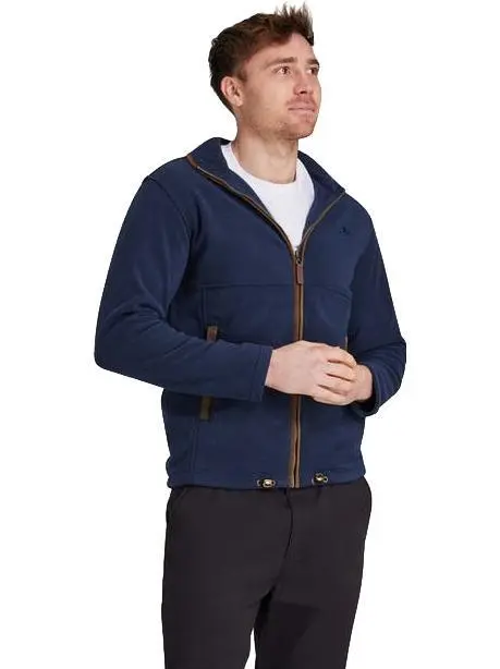 RAGING BULL Fleece Zip-through Jacket - Navy