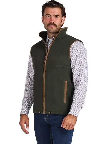 RAGING BULL Fleece Gilet - Forest