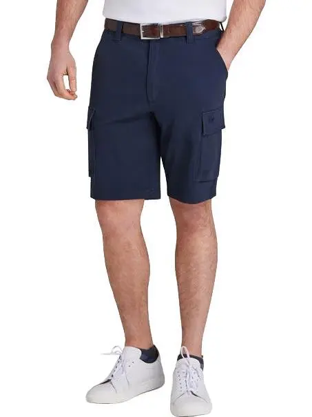 RAGING BULL Relaxed Fit Cargo Shorts - Navy