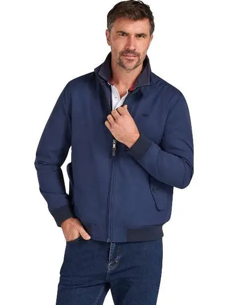 RAGING BULL Harrington Jacket - Navy