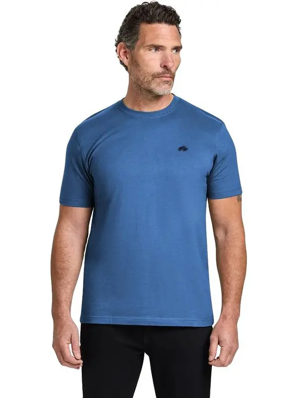 RAGING BULL 100% Cotton T-shirt - Denim Blue