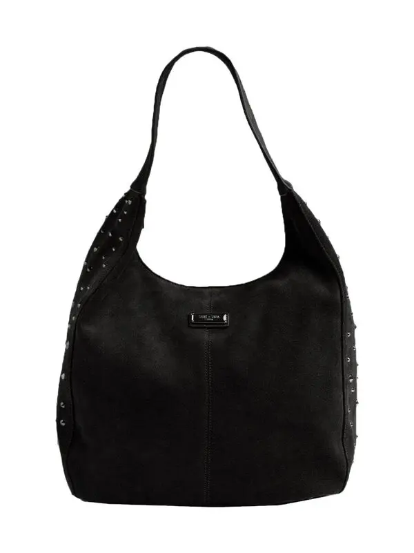 SAINT + SOFIA Margot Hobo Shoulder Bag - Black