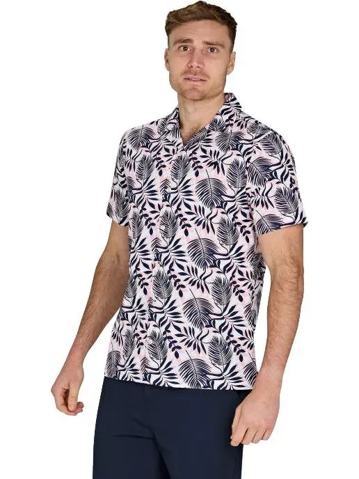 RAGING BULL Short Sleeve Fern Shirt - Navy