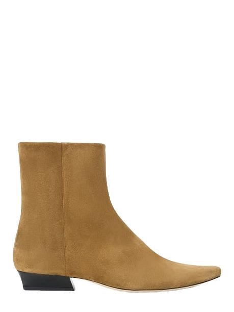 Staud Wally Flat Ankle Boot - Cigar