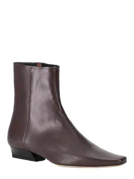 Staud Wally Flat Ankle Boot - Espresso