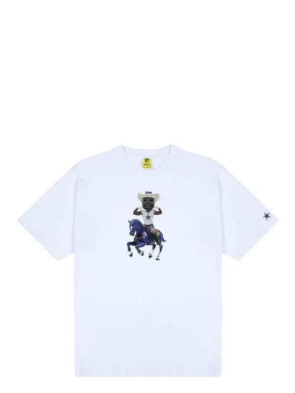 GOLF LE FLEUR Tyler, The Creator Golf Wang X Nfl Cowboys Bobblehead Tee Shirt - White