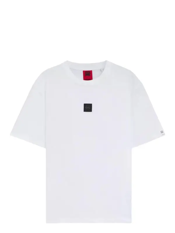 Hugo Logo-plaque Cotton T-shirt - White
