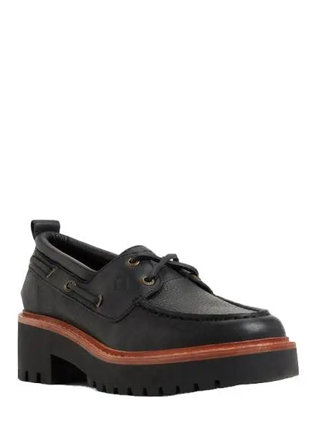 Sperry Authentic Original 3-eye Lug Sole Boat Shoe - Black