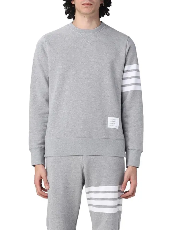 Thom Browne Cotton Sweatshirt - Grey