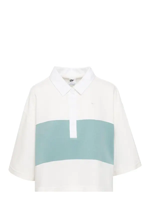 Nike Sportswear Oversized Polo Tee - White
