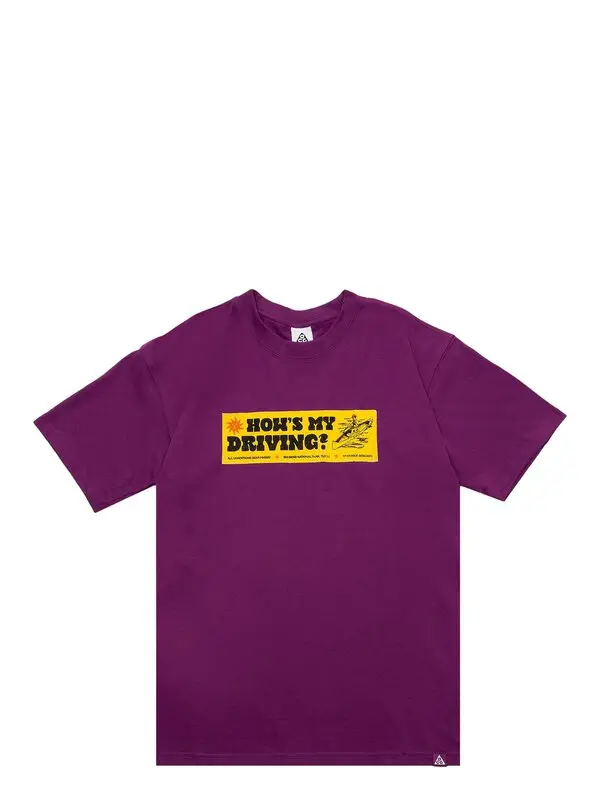 Nike Canoe Sticker Tee - Purple
