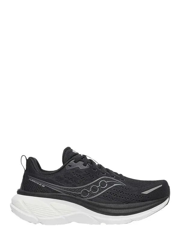 Saucony Hurricane 25 Wide Athletic Sneakers - Black