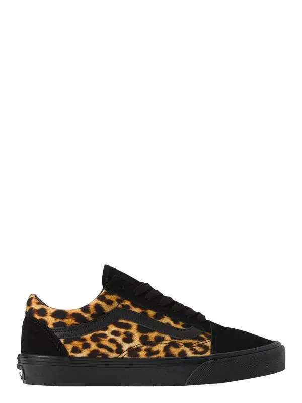 VANS Old Skool Leopard Sneakers - Black