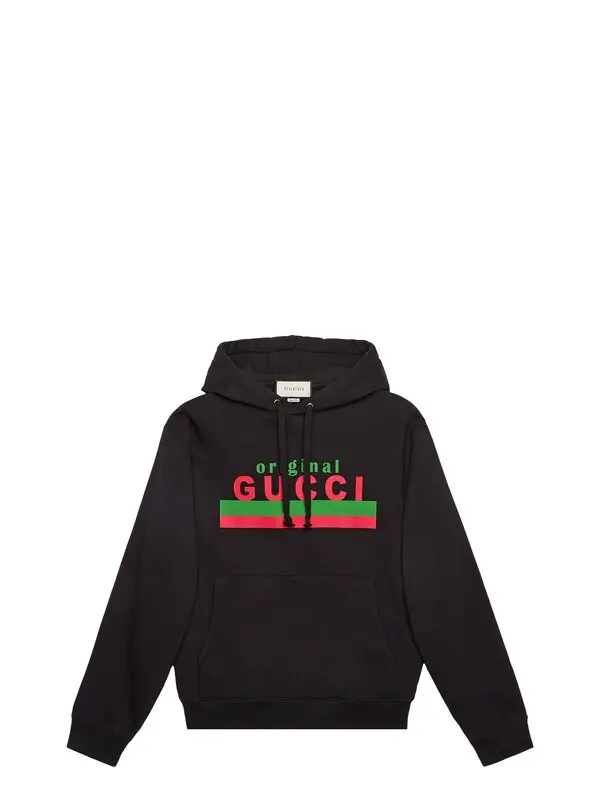 Gucci Printed Sweatshirt - Black