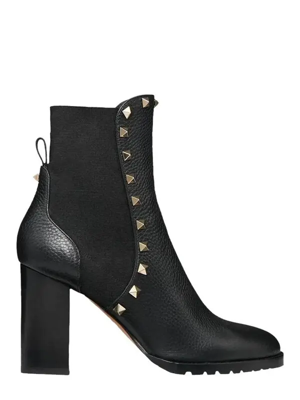 Valentino Garavani Rockstud Ankle Boot - Black