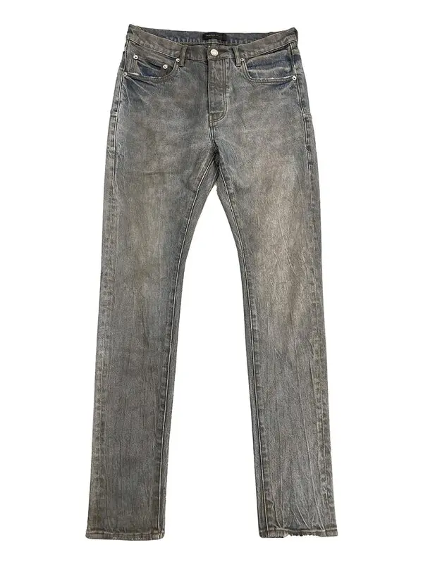 PURPLE BRAND Skinny Monterrico Mud Jeans - Lt Indigo