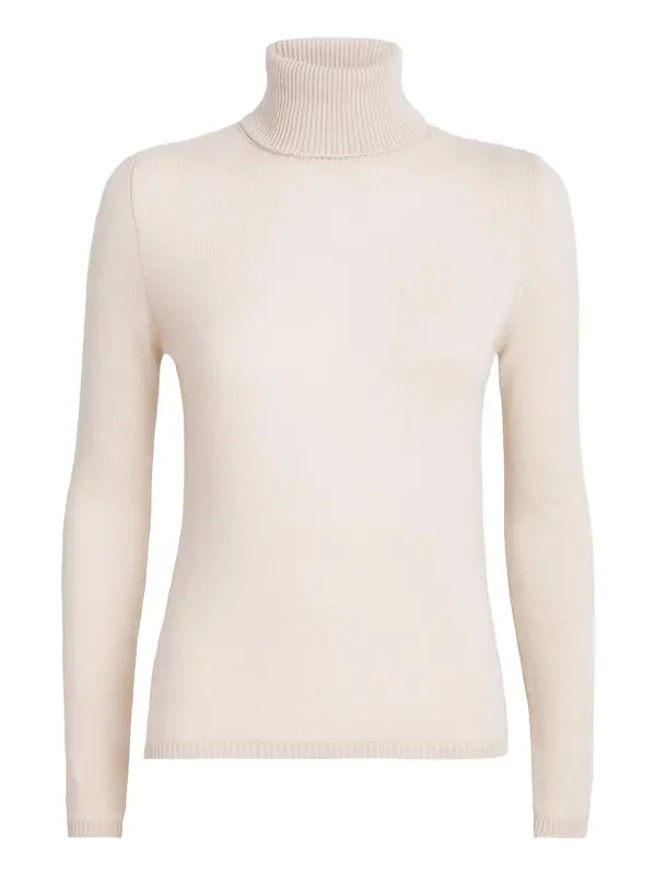 Eleventy Cashmere Rollneck Sweater - Beige