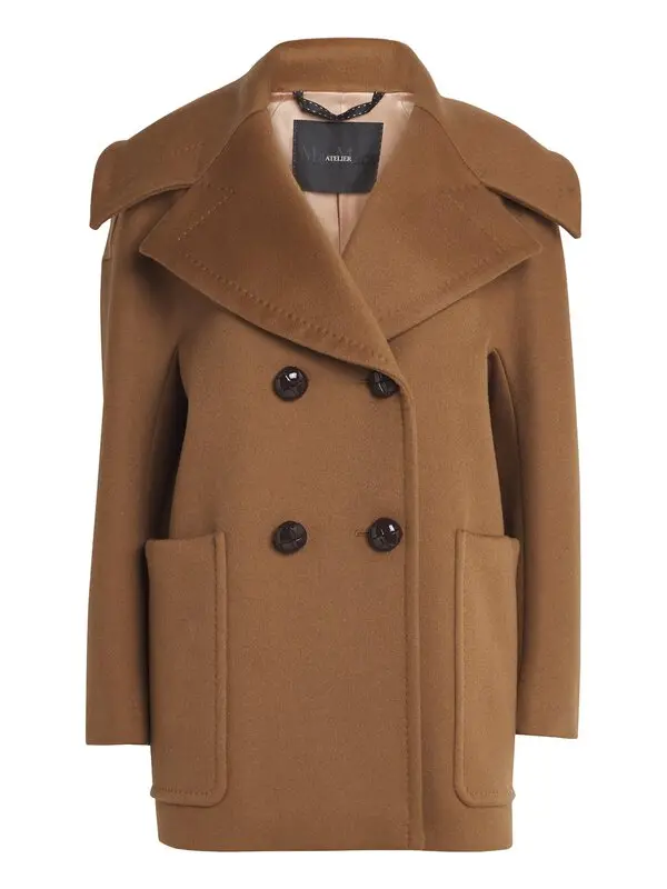 Max Mara Cashmere Atelier Pea Coat - Beige