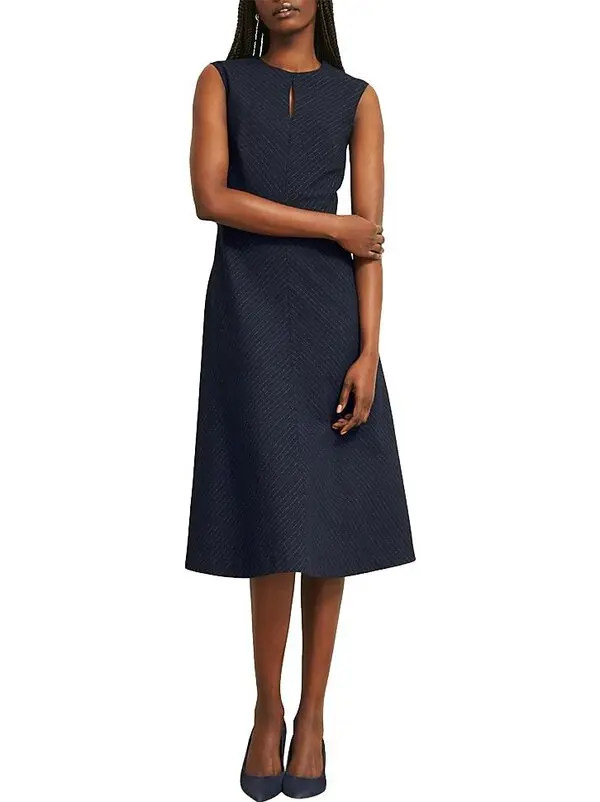 HOBBS LONDON Katelena Dress - Navy Ivory