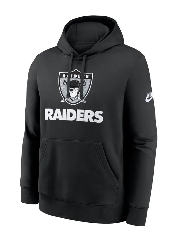 Nike Las Vegas Raiders Best Season Rewind Club Nfl Pullover Hoodie - Black