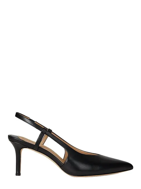 Ralph Lauren Khloe Leather Slingback Pump - Black