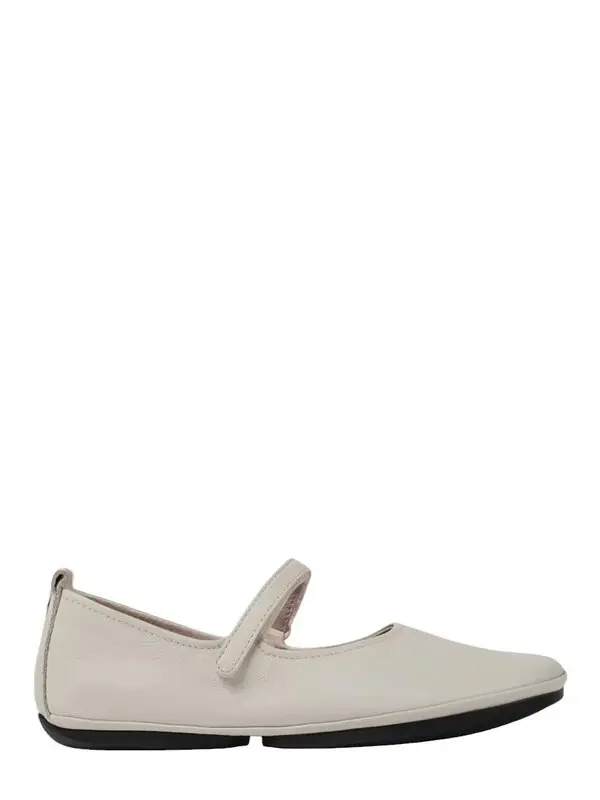 Camper Right Ballerina Flat - White