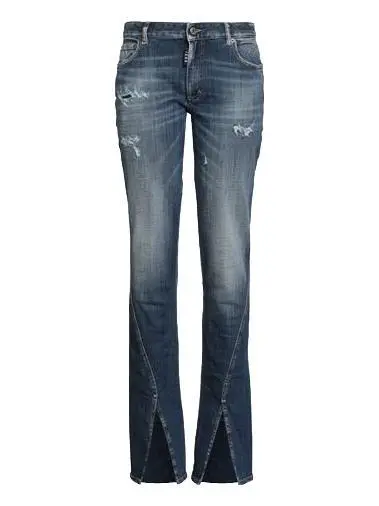 Dsquared2 Straight-leg Jeans With Distressed Detail - Blue