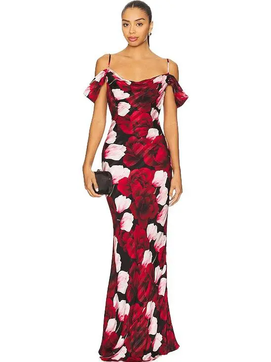 SONYA MODA Rosalie Dress - Red