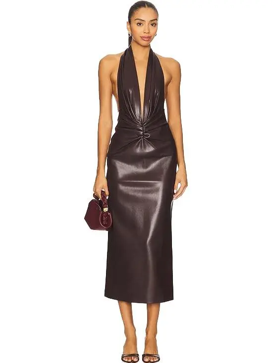 Andamane Zendaya Dress - Cabernet